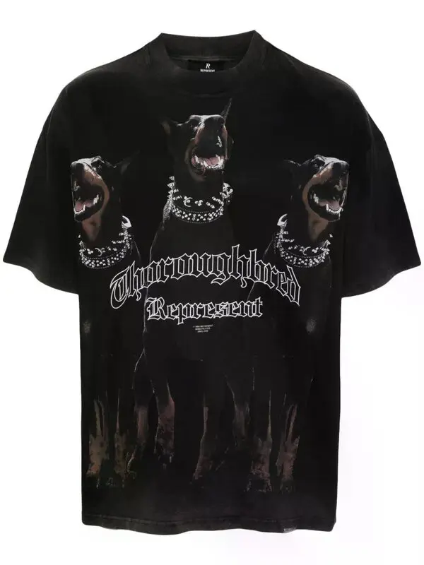 REPRESENT Thoroughbred T-shirt - Black