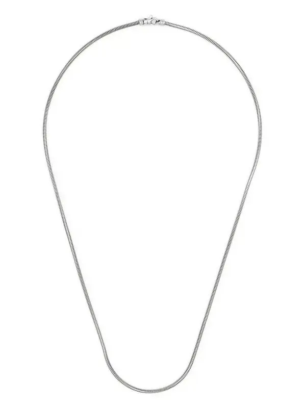 Tom Wood Slim Snake Chain Necklace - Silver