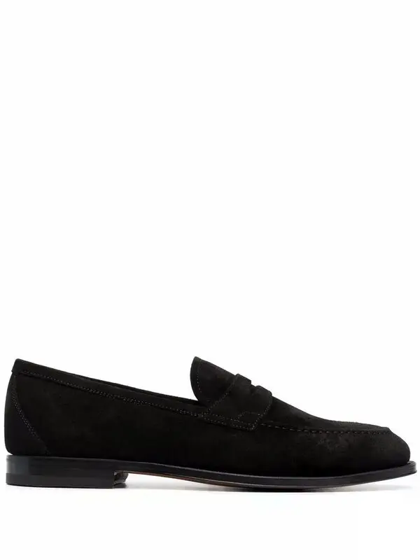 SCAROSSO Stefano Suede Penny Loafers