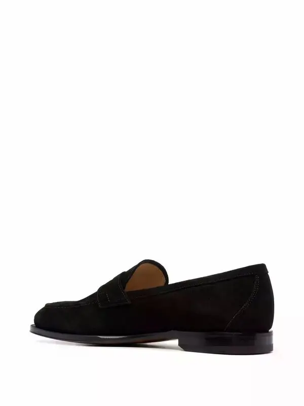 SCAROSSO Stefano Suede Penny Loafers