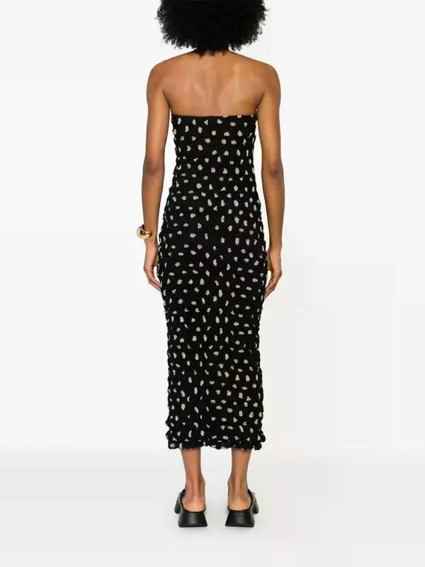 Nanushka Haylen Midi Dress - Black