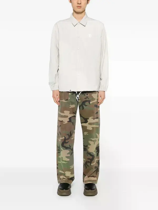 AAPE BY *A BATHING APE Logo-patch Long-sleeved Jacket