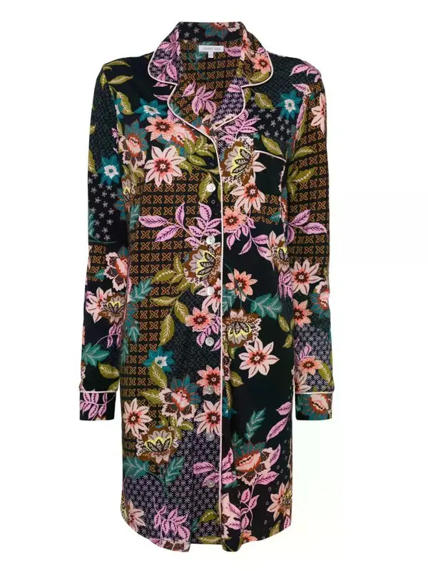 Johnny Was Archimal Sleep Dress - Blue
