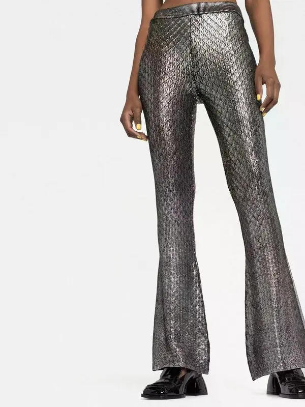 Rabanne High-waist Flared Trousers