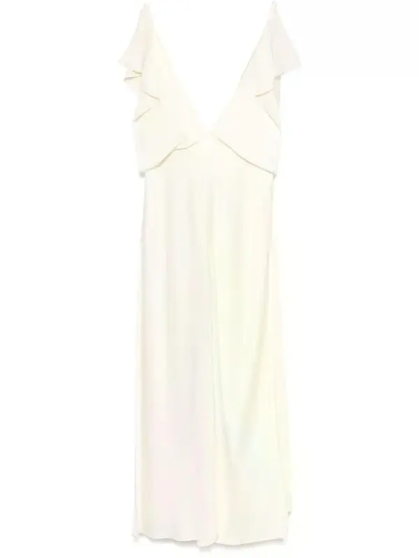JIL SANDER Satin Midi Dress