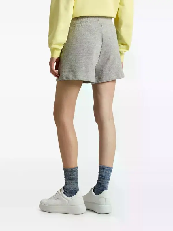 Woolrich Fleece Shorts With Logo Print