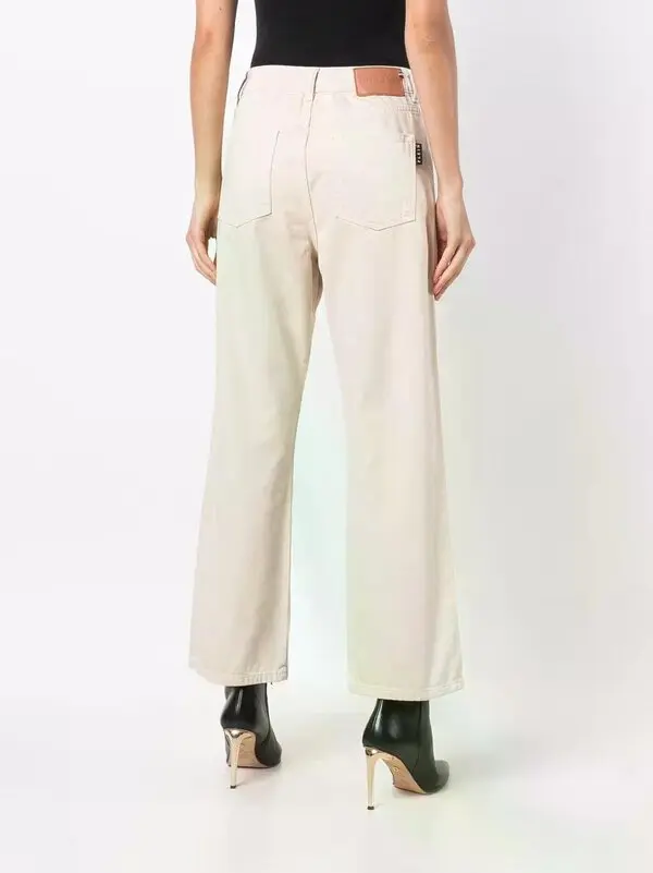 Philipp Plein Flared Cotton Trousers