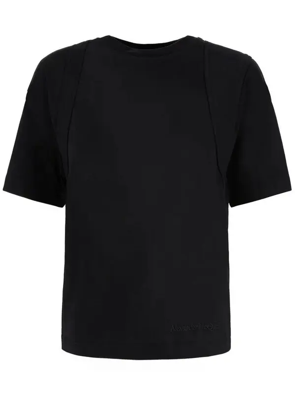 Alexander McQueen Embroidered Logo T-shirt