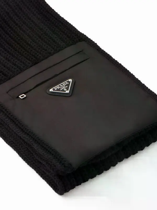 Prada Shaker Knit Scarf