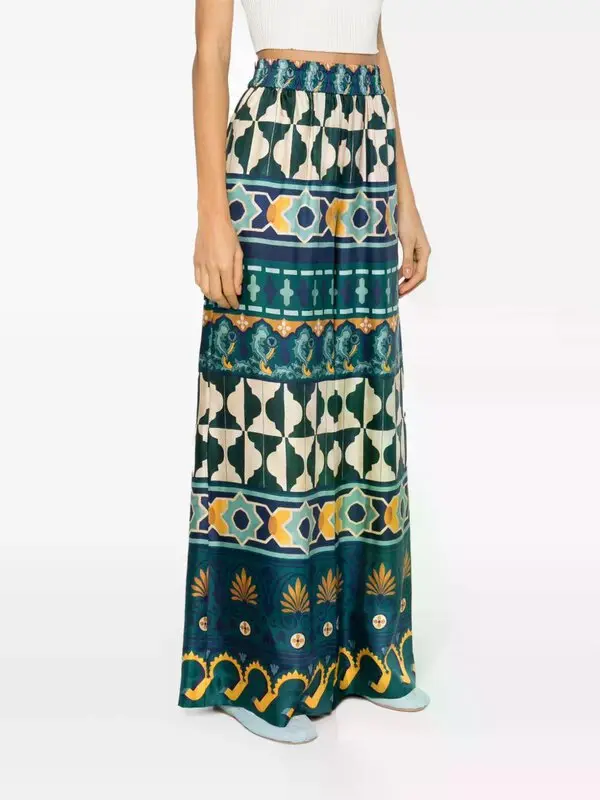 La DoubleJ Portofino Palazzo Pants - Blue