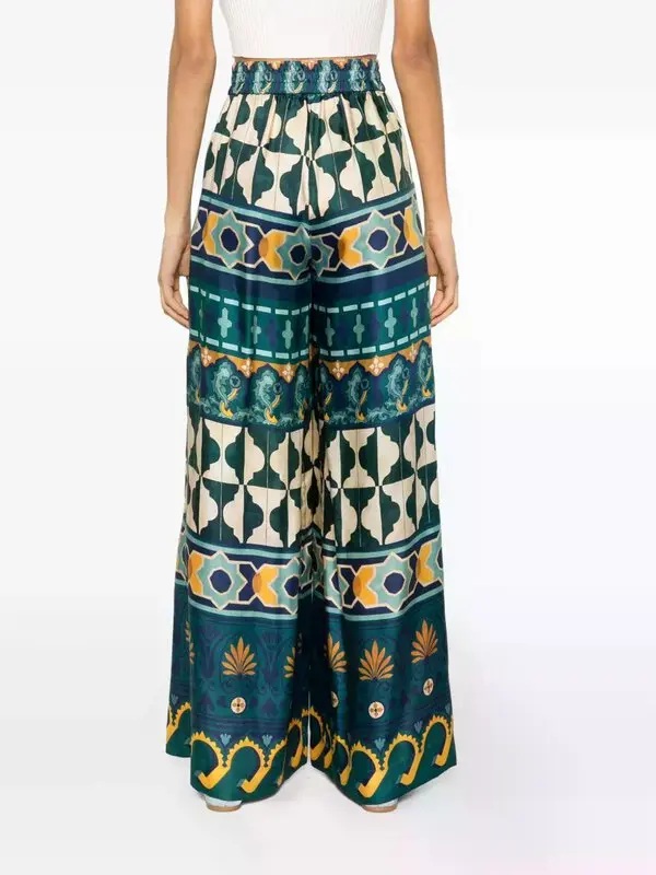 La DoubleJ Portofino Palazzo Pants - Blue