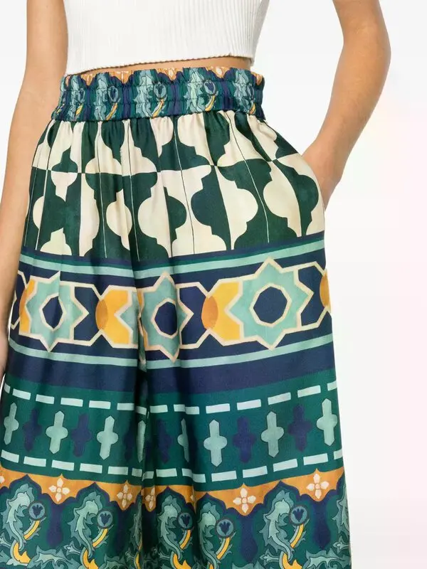 La DoubleJ Portofino Palazzo Pants - Blue
