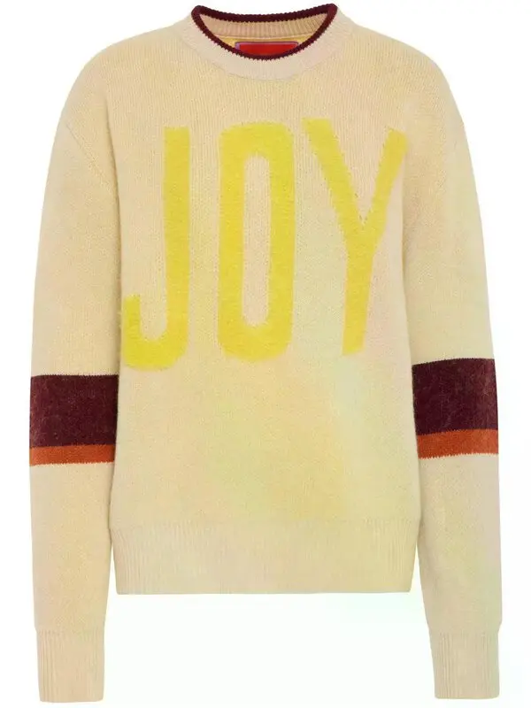 La DoubleJ Joy" Crew Neck Sweater - Neutrals
