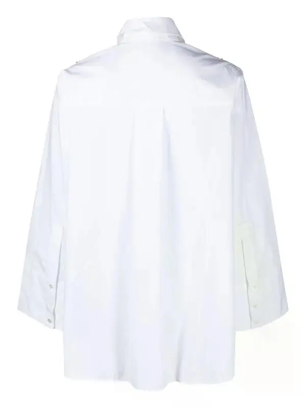 P.a.r.o.s.h Embellished Cotton Poplin Shirt
