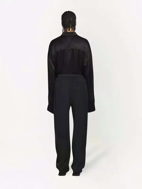 Balenciaga Elastic Waistband Straight-leg Trousers