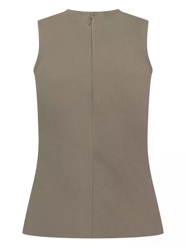 AMI Paris Sleeveless Crew Neck Top