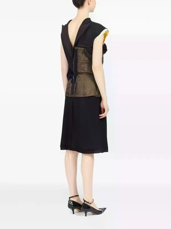MAISON MARGIELA Inside-out Effect Midi Dress