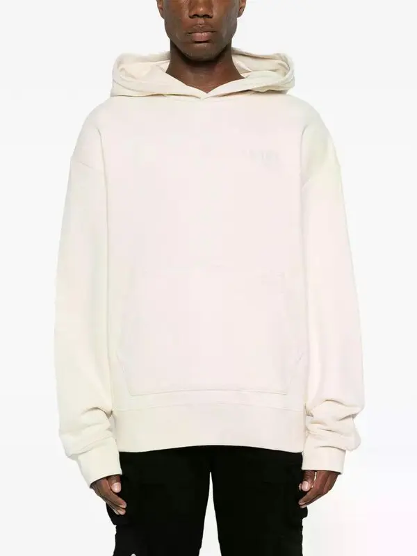 Amiri Logo-embroidered Cotton Hoodie