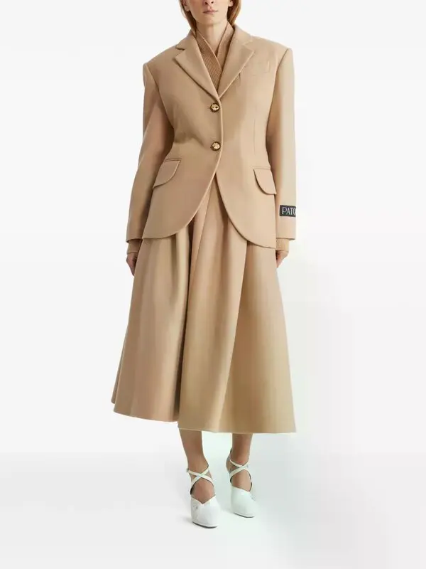 PATOU Belted Jacket - Neutrals