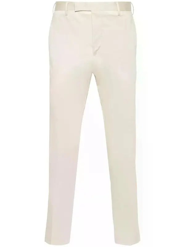 PT TORINO Cotton Blend Chino Trousers - Neutrals