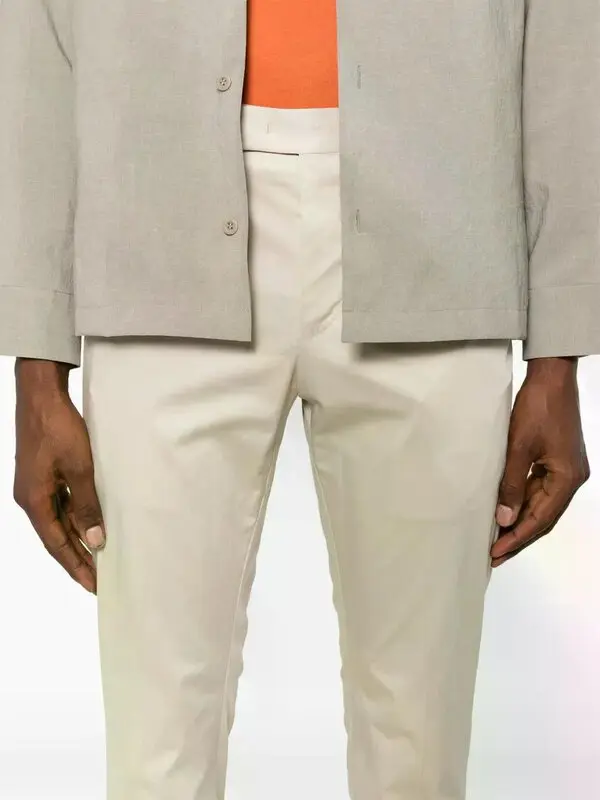 PT TORINO Cotton Blend Chino Trousers - Neutrals