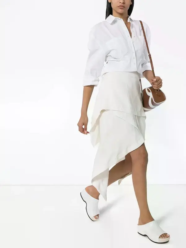 JW Anderson Layered Handkerchief Skirt - White
