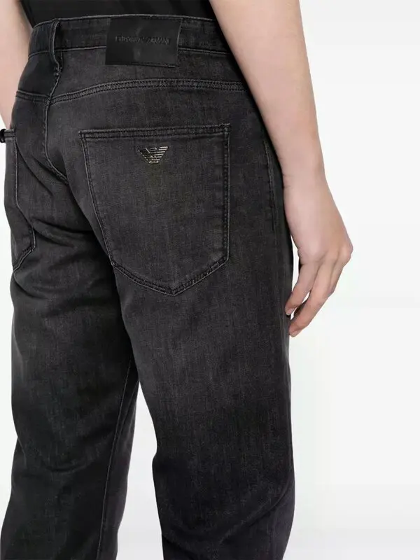 Emporio Armani Mid-rise Slim-fit Jeans