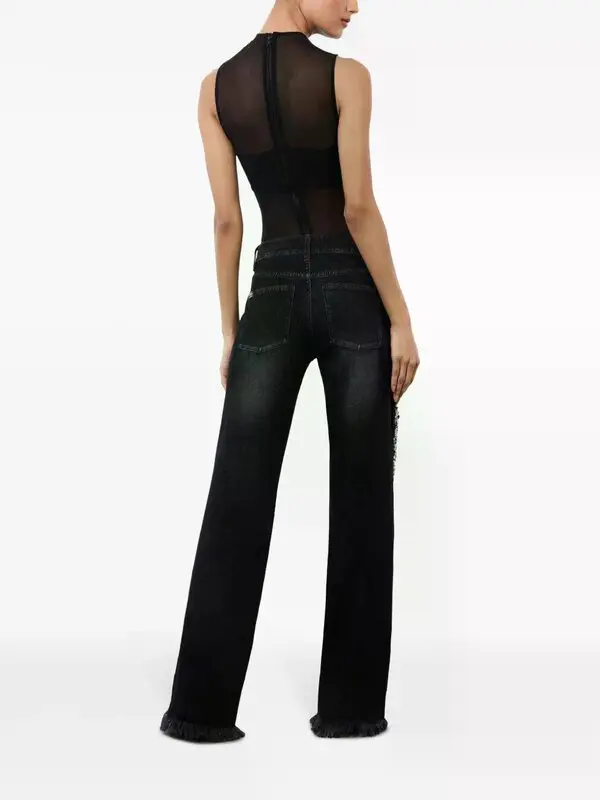 Alice + Olivia Roxie Straight Leg Jeans