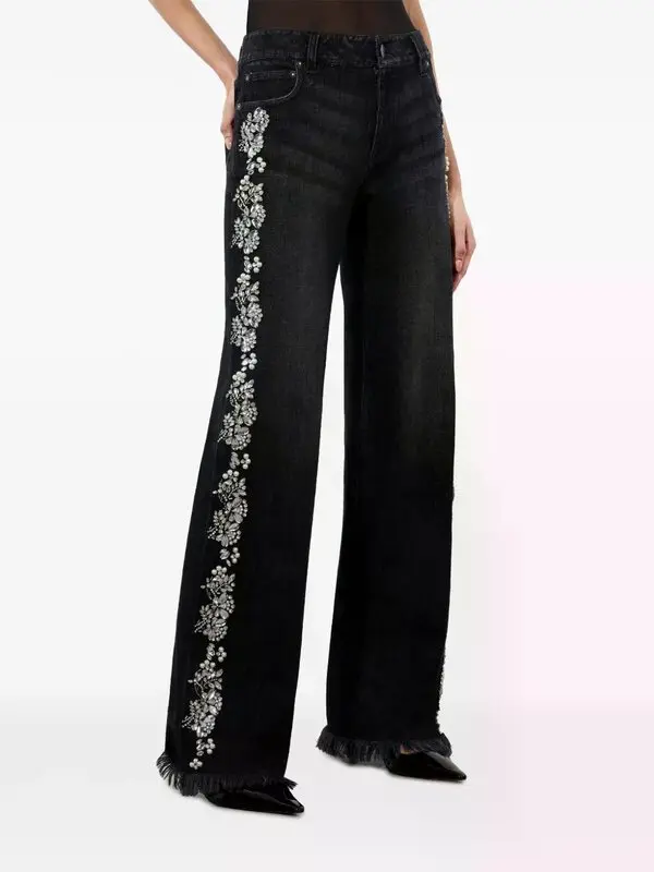 Alice + Olivia Roxie Straight Leg Jeans