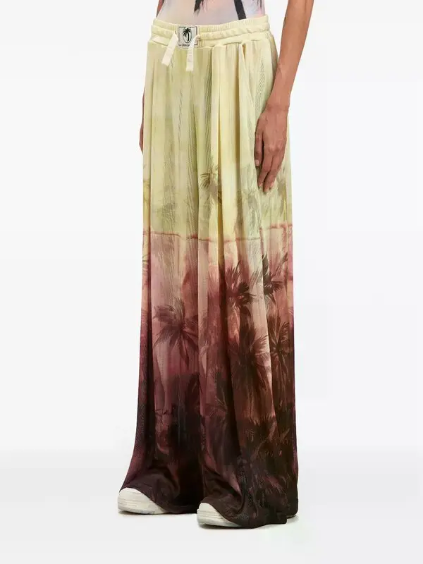 Palm Angels Sunset Palms Wide-leg Trousers