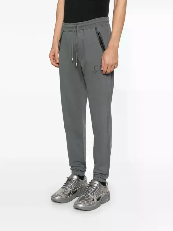 C.P. COMPANY Logo-print Sweatpants - Grey