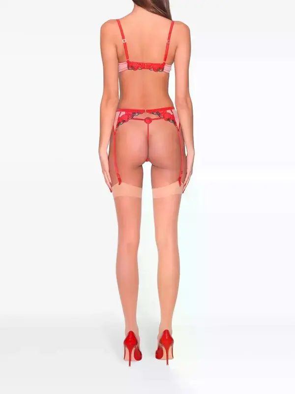 FLEUR DU MAL Pomodoro Embroidered V-string