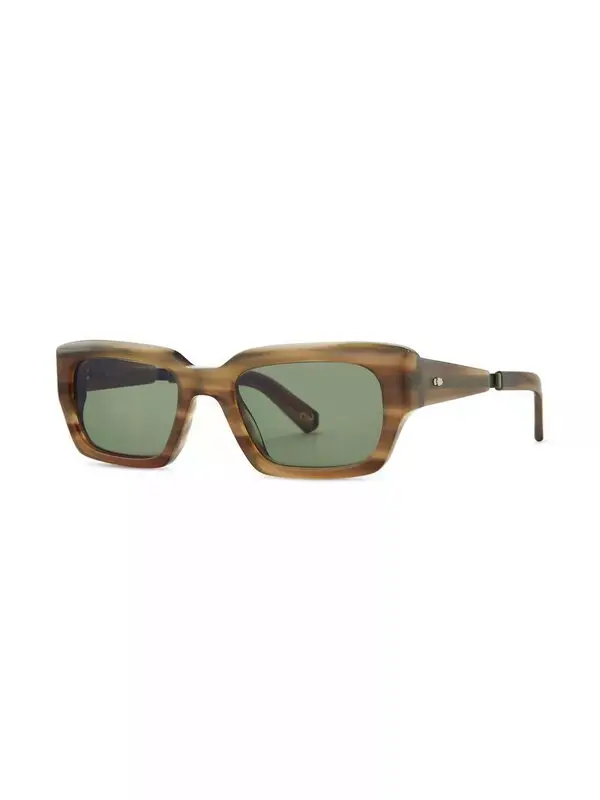MR. LEIGHT Maverick Rectangle Frame Sunglasses