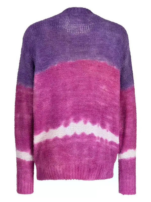 MARANT Tie-dye Knit Crew Neck Sweater