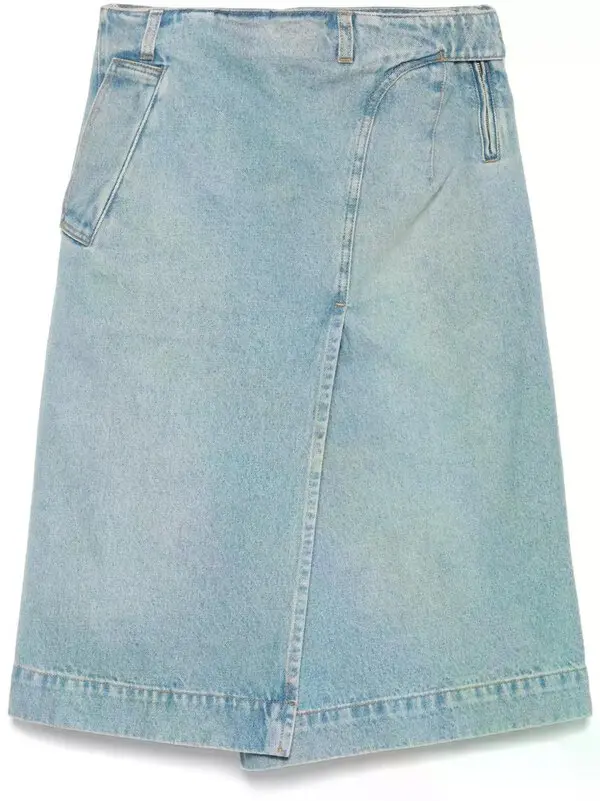 Victoria Beckham Midi Skirt - Blue
