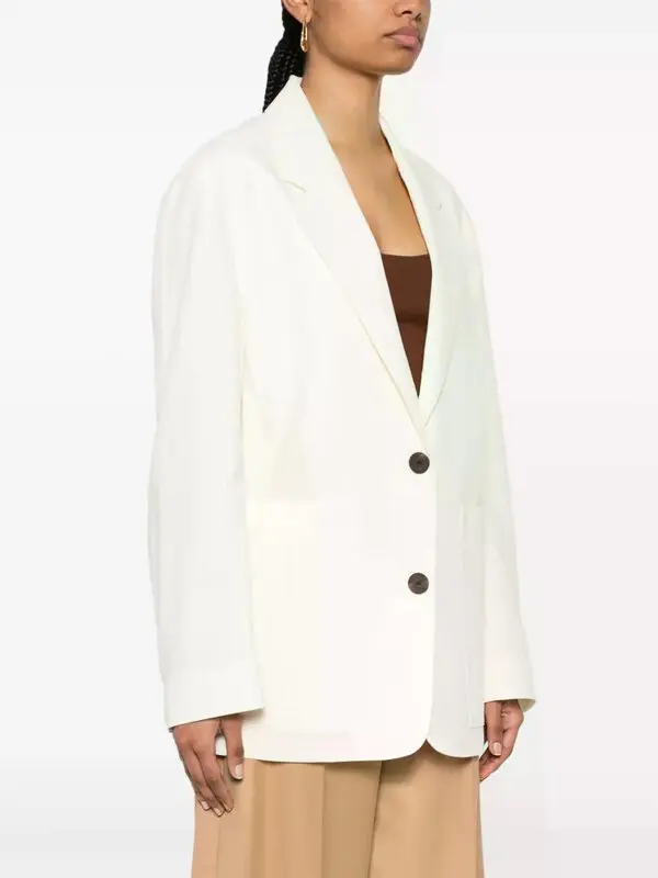Studio Nicholson Conde Single-breasted Blazer - Neutrals