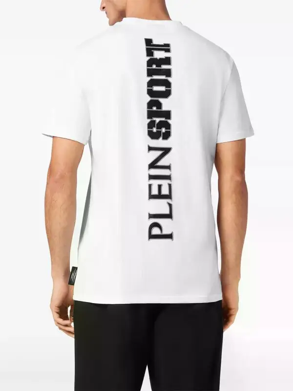 PLEIN SPORT Scratch-print T-shirt