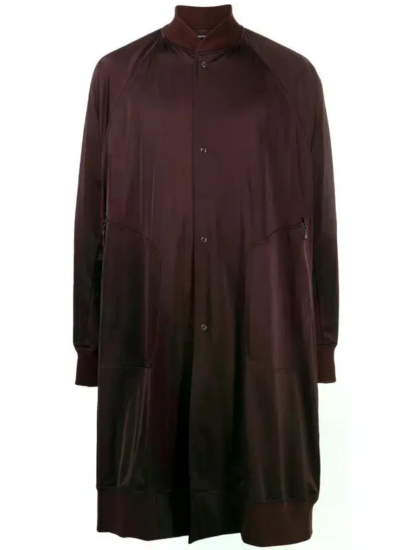 JULIUS Longline Bomber Coat - Red