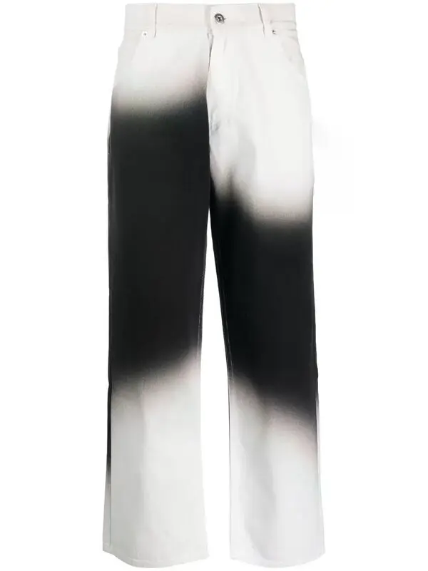 LIBERAL YOUTH MINISTRY Ombré Effect Straight-leg Trousers - Neutrals