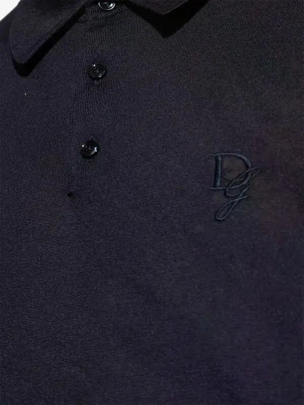 Dolce & Gabbana Silk Polo Shirt