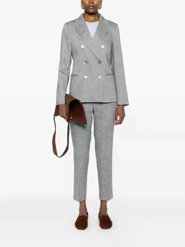 Peserico Peak-lapel Double-breasted Blazer