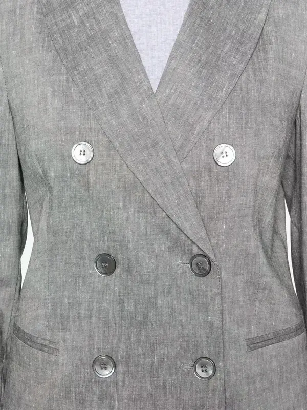 Peserico Peak-lapel Double-breasted Blazer