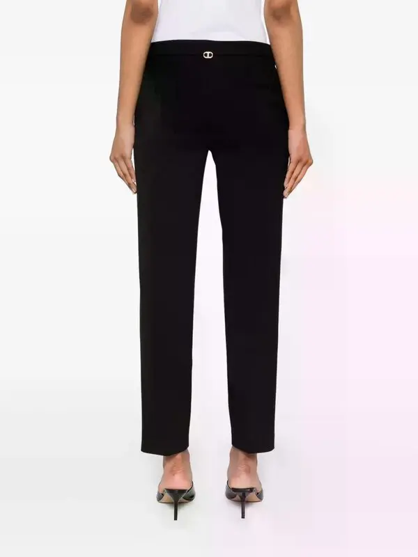 TWINSET Logo Plaque Tailored Trousers