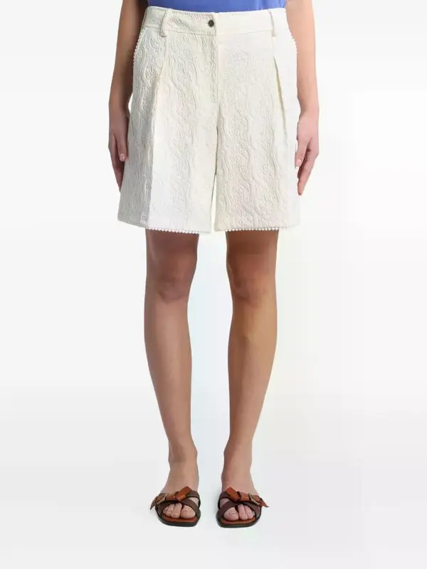 Etro Paisley Jacquard Bermuda Shorts