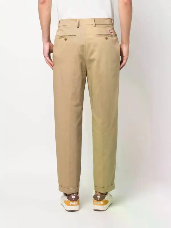 Kenzo Straight-leg Cotton Trousers