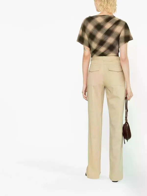 Ermanno Scervino High-waisted Cargo Trousers - Neutrals