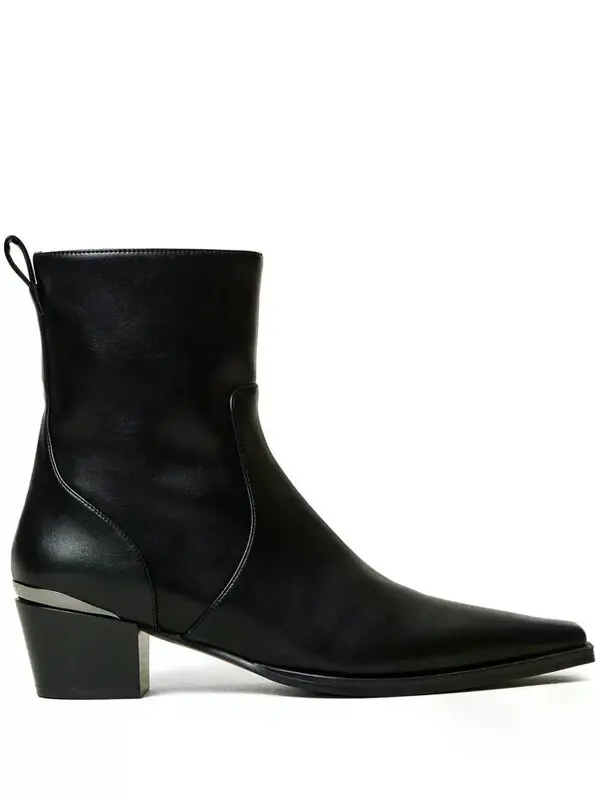 TWINSET 50mm Laminated-panel Cowboy Boots