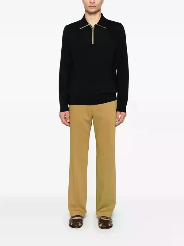 Paul Smith Artist-stripe Detailed Polo Shirt