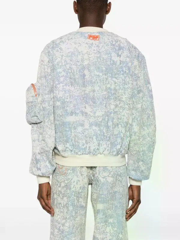 PDF Dust Effect Denim Jacket