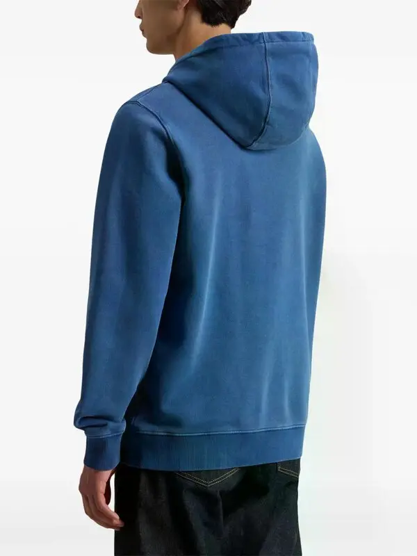 Woolrich Logo-embroidered Cotton Hoodie